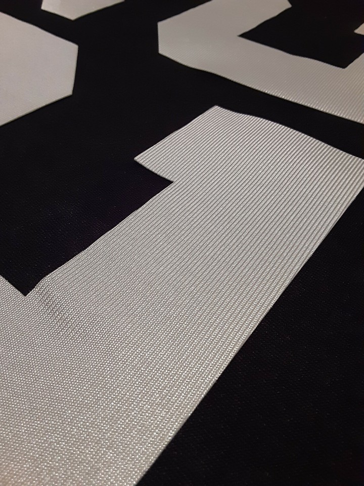 Raiders Silver Authentic Tackle Twill Numbers 12", 10", 4" NFL Jersey ...