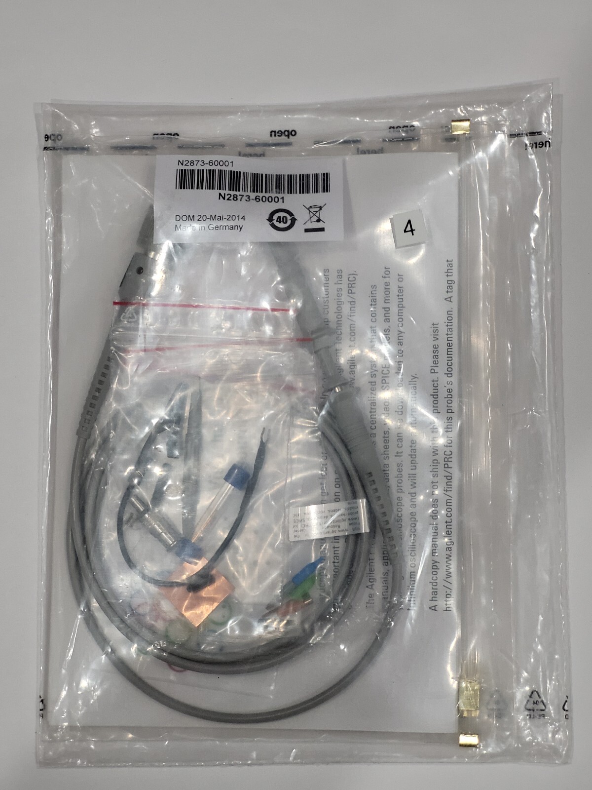 Keysight N2873A 500 MHz Passive Voltage Probe for sale online | eBay