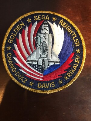 PATCH SPACE NASA STS-60 BOLDEN SEGA REIGHTLER DIAZ DAVIS KIRIALEV CHANG ...