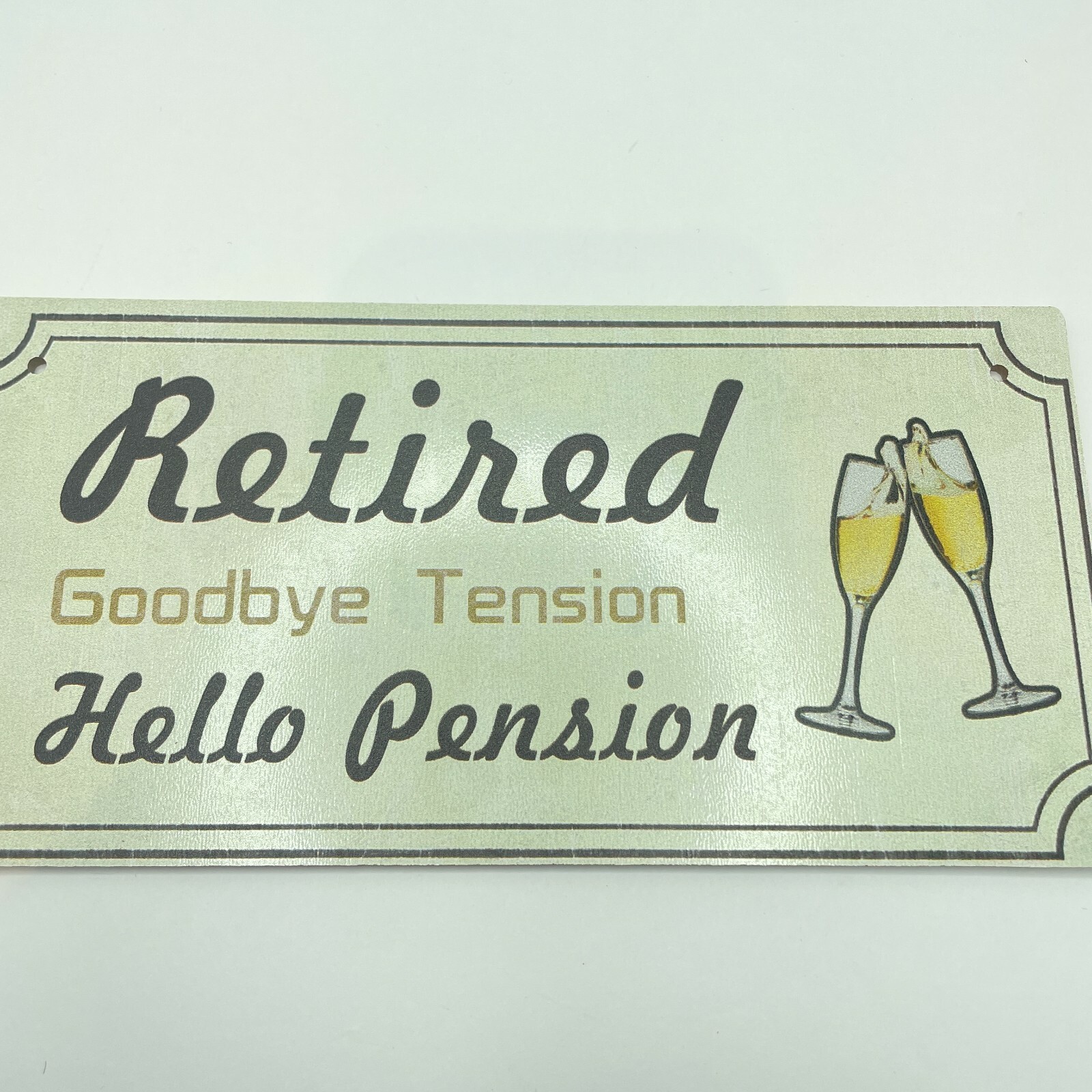 Wooden Vintage Sign Plaque Bar Sign Man Cave Hanging Retired Good by ...