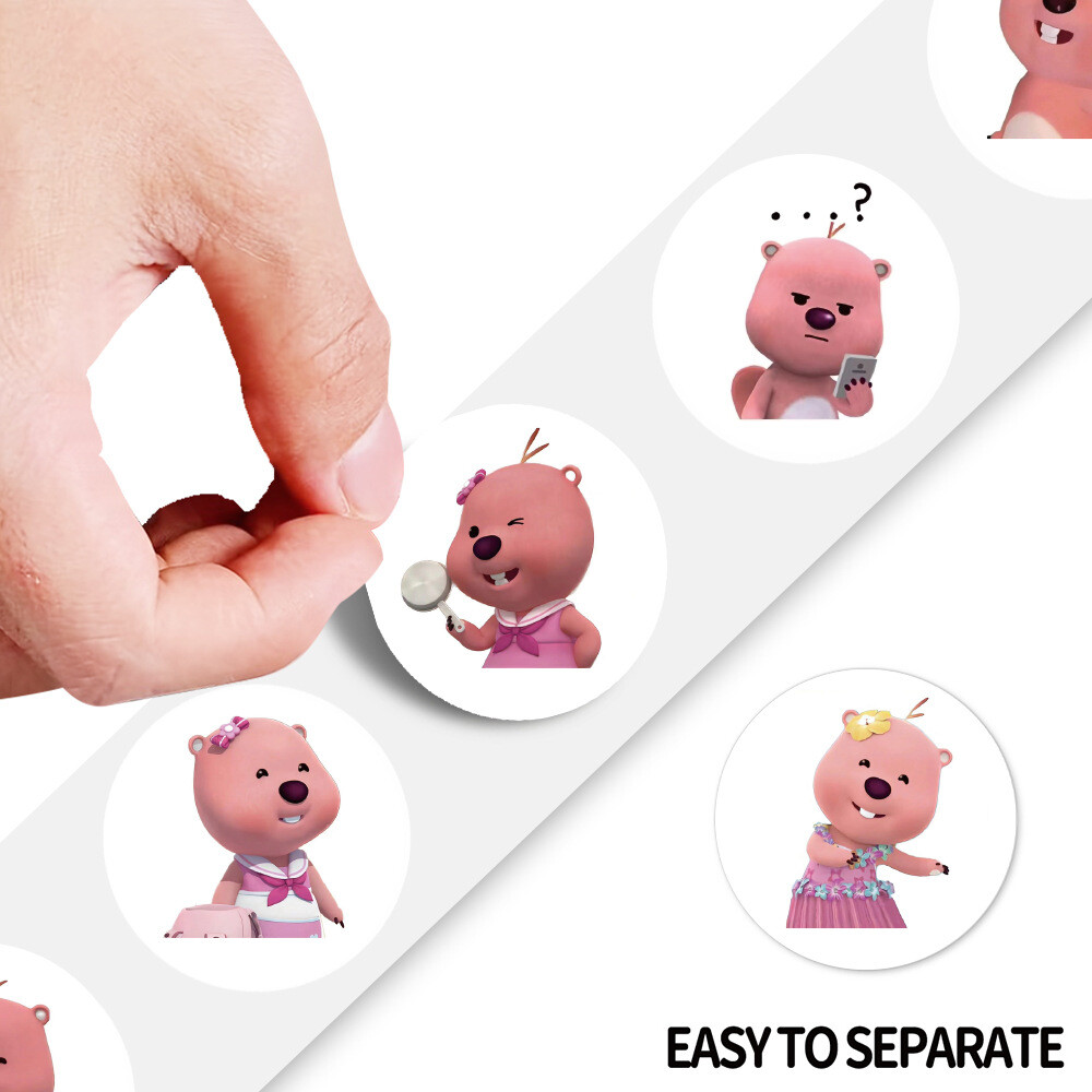 200Pcs Loopy Stickers Cartoon Cute Stickers Children's Reward Sticker ...