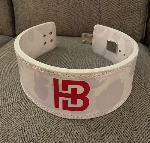 Hardbody HB Leather Lifting BELT Lever Buckle Winter White 10mm Small ...