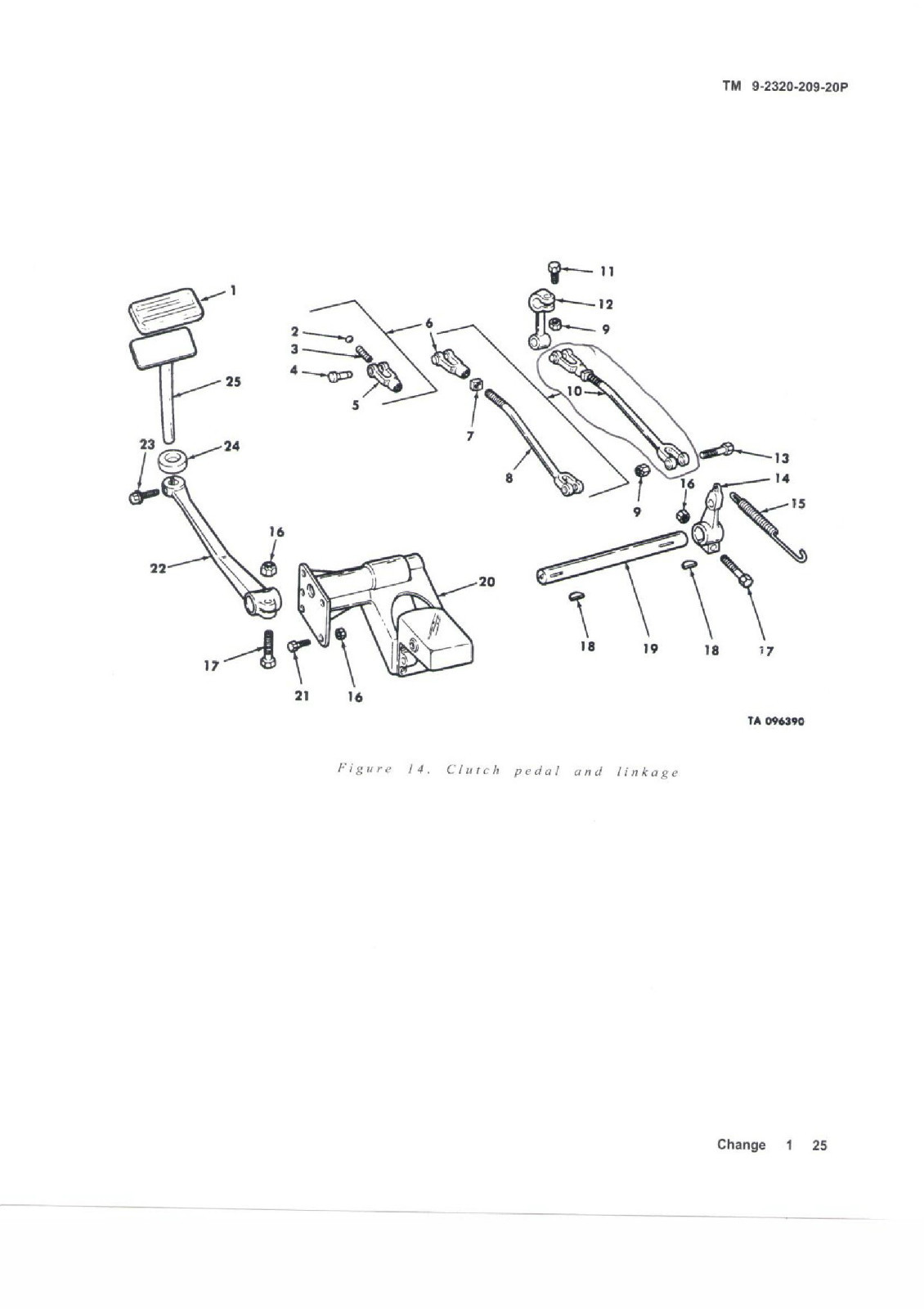Military Truck M35A2 Clutch Adjustable Linkage Rod 7520977, NSN 3040-00 ...