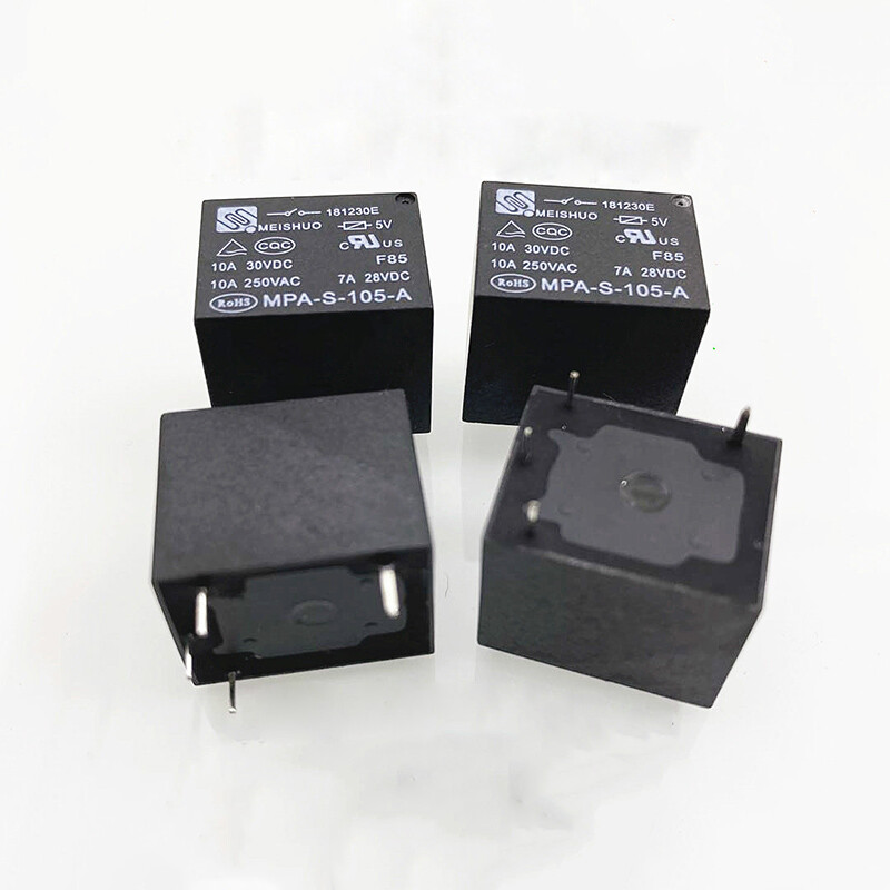 2PCS MEISHUO MPA-S-105-A Automotive Relay 5VDC 4Pin 10A 250VAC | eBay