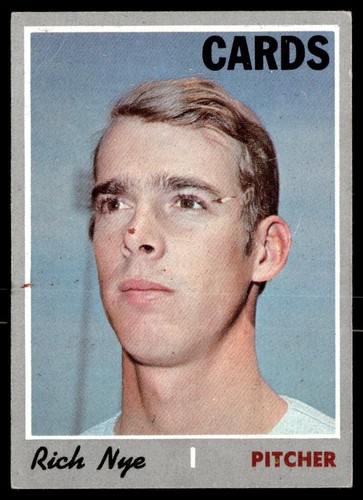 1970 Topps Baseball #139 Rich Nye St. Louis Cardinals | eBay