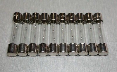 10Pcs 6A T6A Glass Fuse 3AG 6mm x 32mm Slow Blow 250V AUSTRALUX | eBay ...