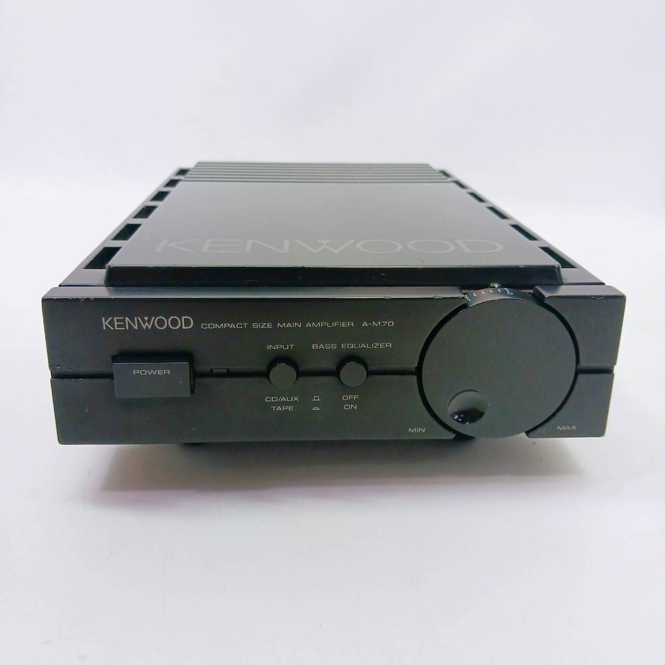 KENWOOD Compact Size Amplifier A-M70 100V 50/60Hz Tested Working Japan ...