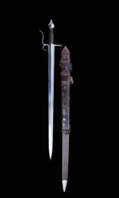 The Doge Medieval Venetian Sword with wooden scabbard | eBay