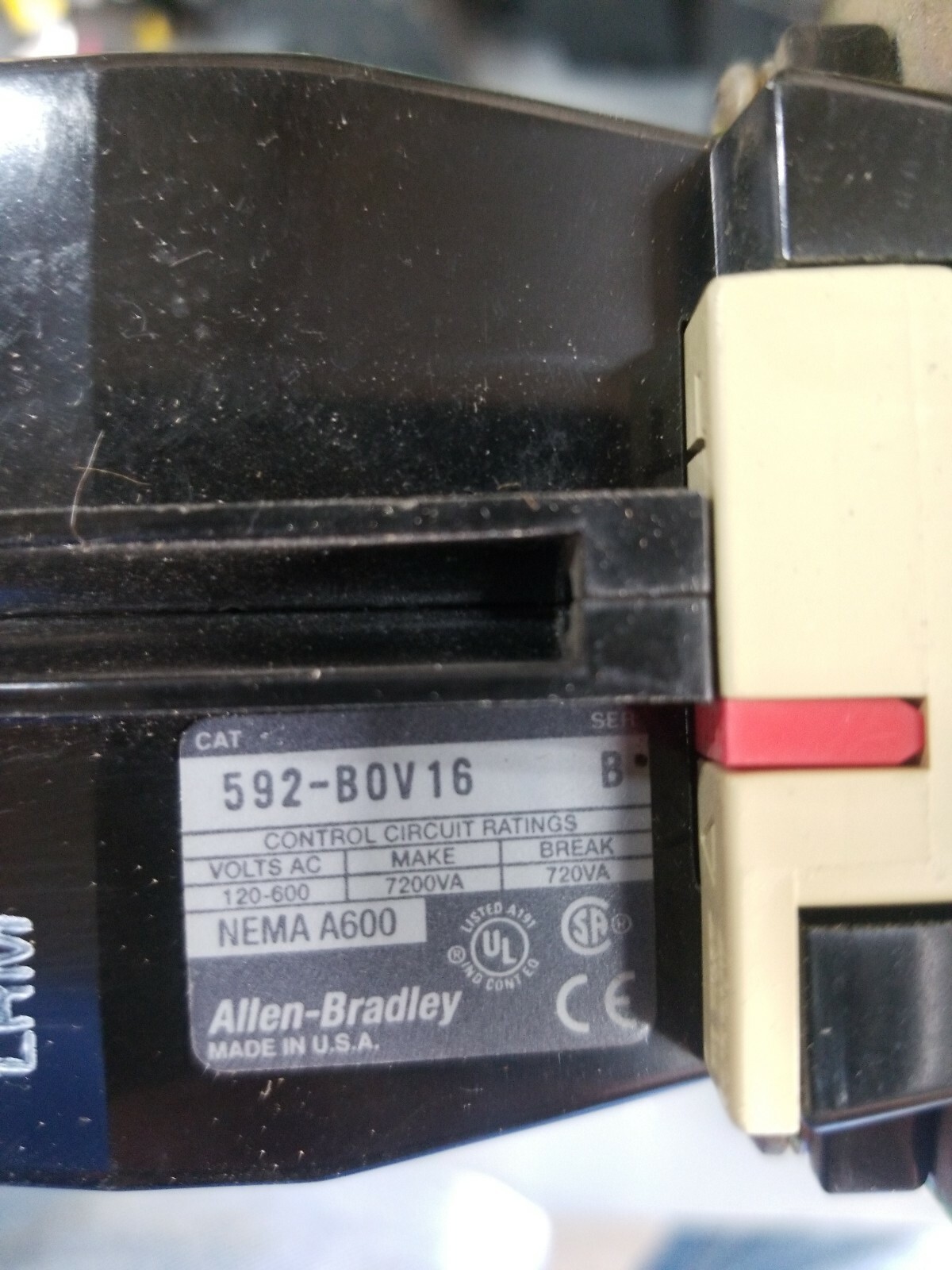 ALLEN BRADLEY 592 592-BOV16 SER B NSMP 592-B0V16 | eBay