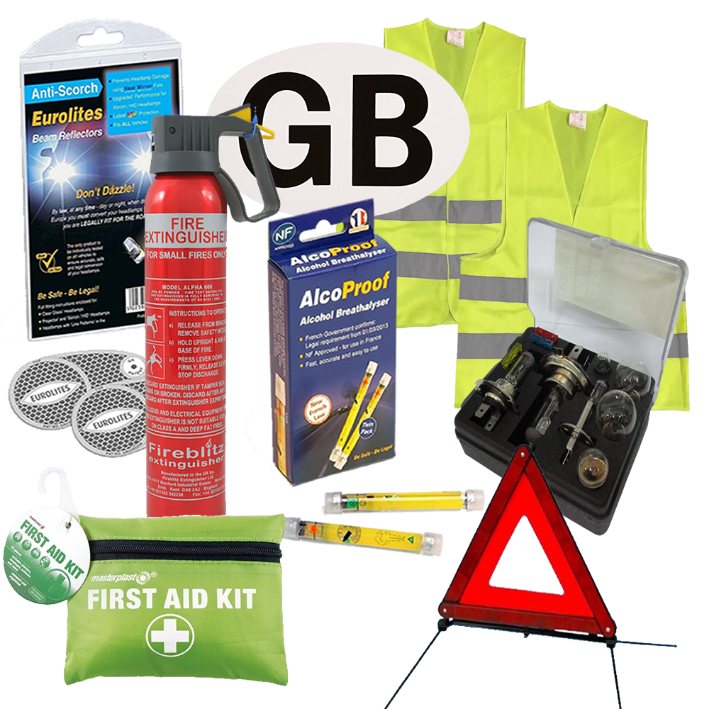 European EU Travel kit Euro Car Driving Abroad Europe France ...