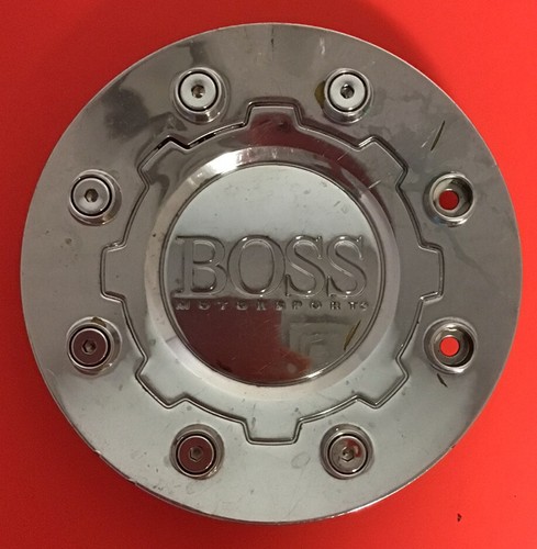 ONE USED BOSS MOTORSPORTS WHEELS CHROME CUSTOM WHEEL CENTER CAP 3159 ...