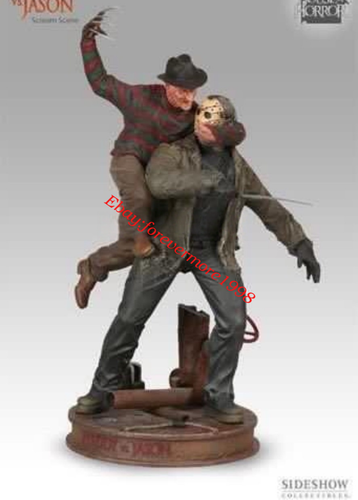 Sideshow Freddy vs Jason Statue Figure Model Painted Collectible ...