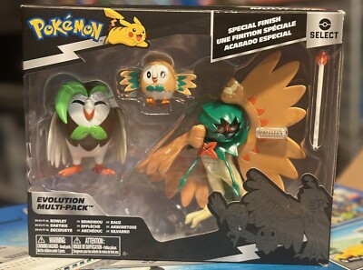 Pokémon Select Evolution Multipack Rowlet/Dartrix/Decidueye Action ...