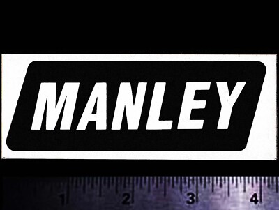MANLEY Valves - Original Vintage 1960's 70's Racing Decal/Sticker | eBay