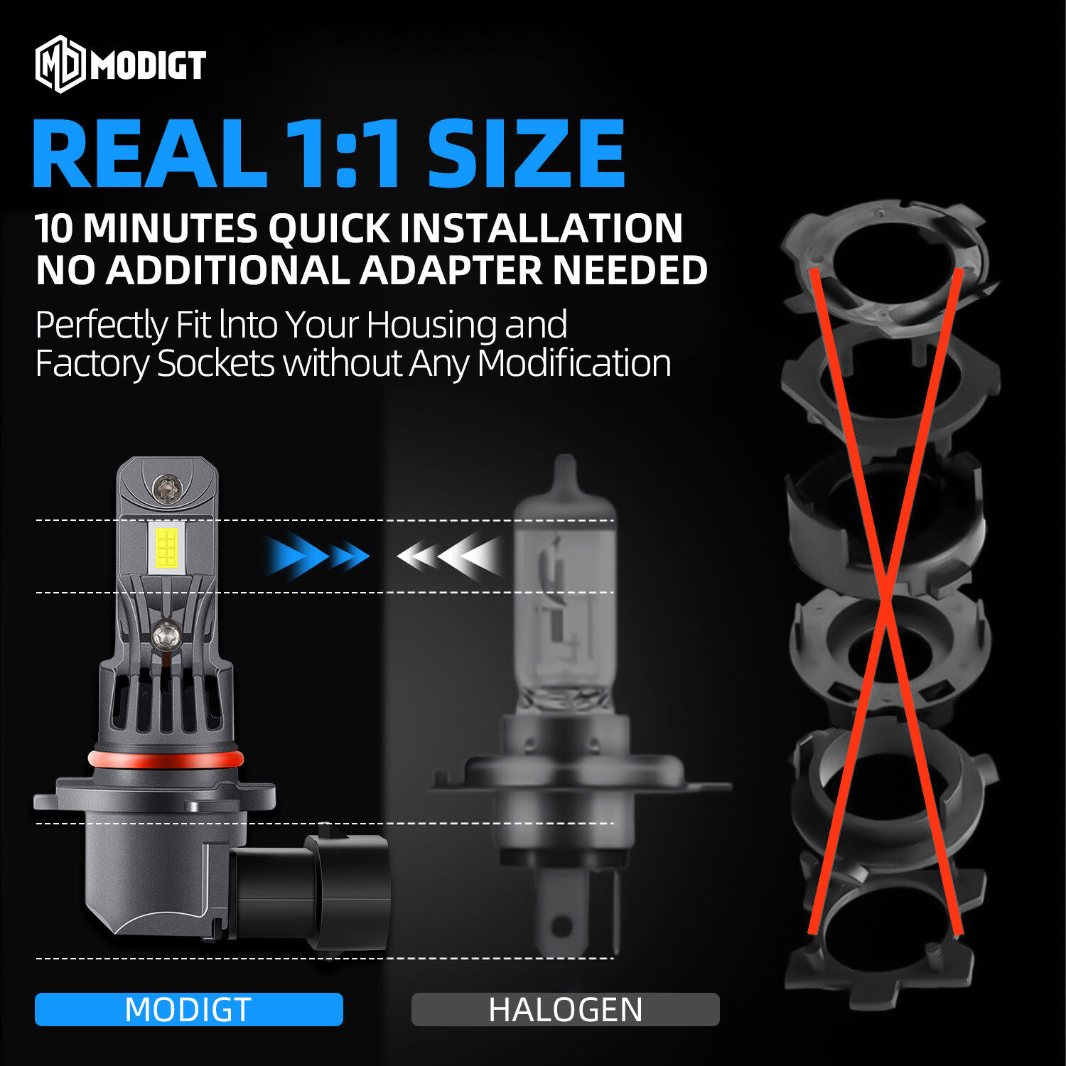 Canbus 9006 HB4 LED Headlight Bulbs Kit Low Beam 630000Lm For BMW E34 ...