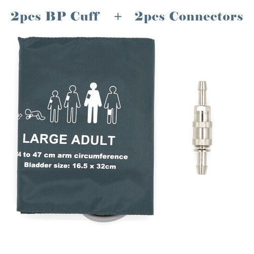 2Pcs Adult Large BP Cuff Fit for Philips,Siemens,Mindray Blood Pressure ...