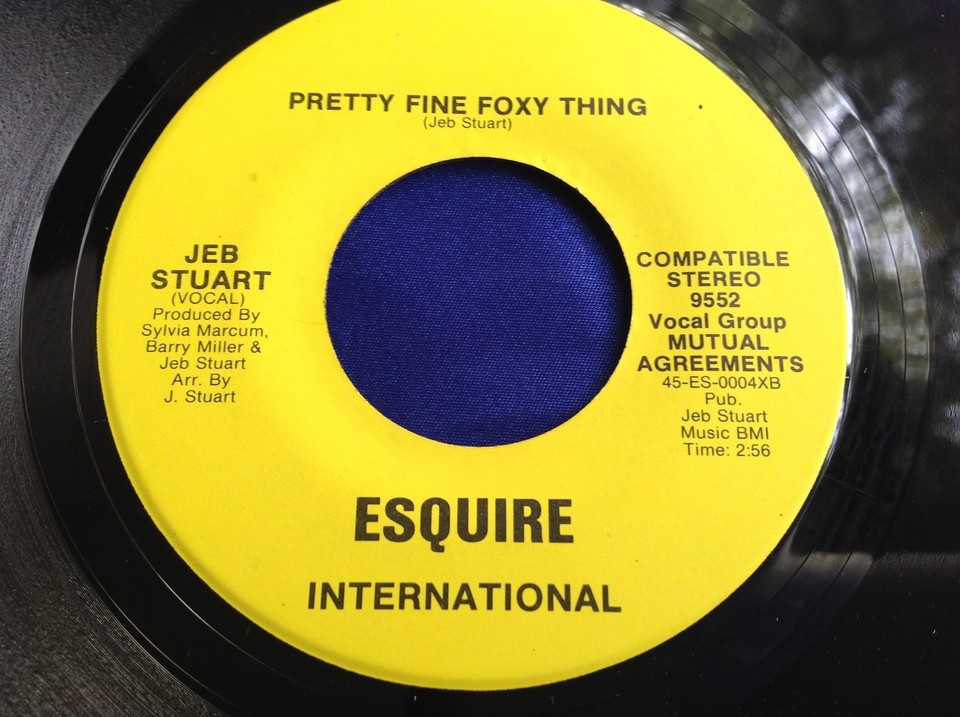 EX Rare Funk Soul 45 : Jeb Stuart ~ Pretty Fine Foxy Thing ~ Esquire ...