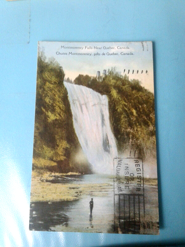 CANADA: MONTMORENCY FALLS - NEAR QUEBEC - 1932 - VINTAGE OLDE CARD | eBay