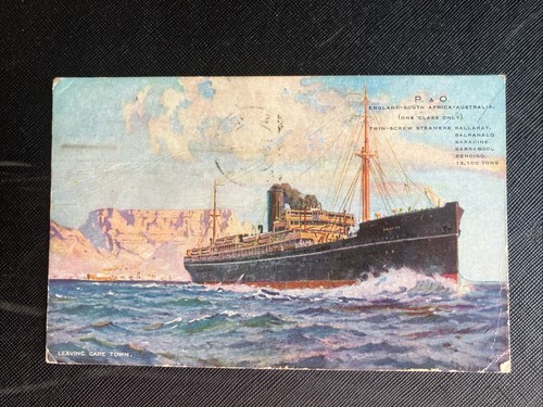 Merchant Navy Postcard P&O SS Various 1833 | eBay