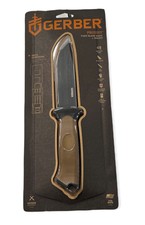 Gerber Prodigy 08719 Fixed Blade Full Tang Glass Break Survival Hunting ...