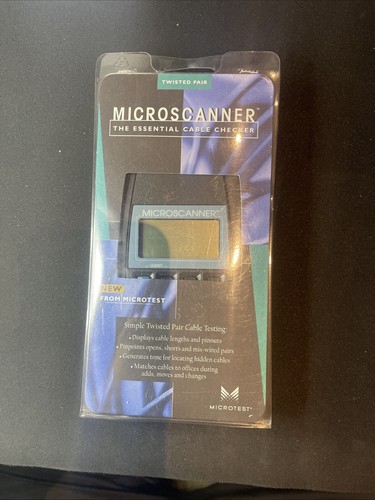 Microtest MicroScanner Network Cable Tester New Open Box | eBay