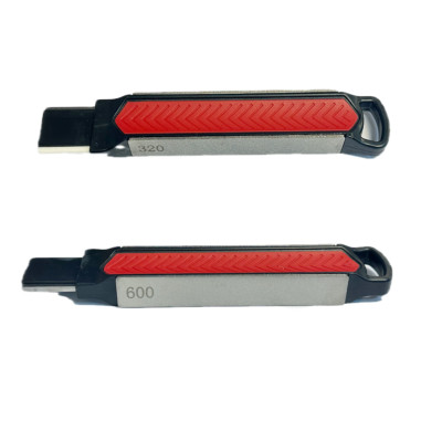Double Sided Folded Diamond Knife Sharpening Stone Sharpener Tool 165× ...