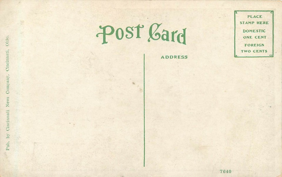 c1920 Postcard; Mt. Adams Inclined Plane Cincinnati OH Funicular ...