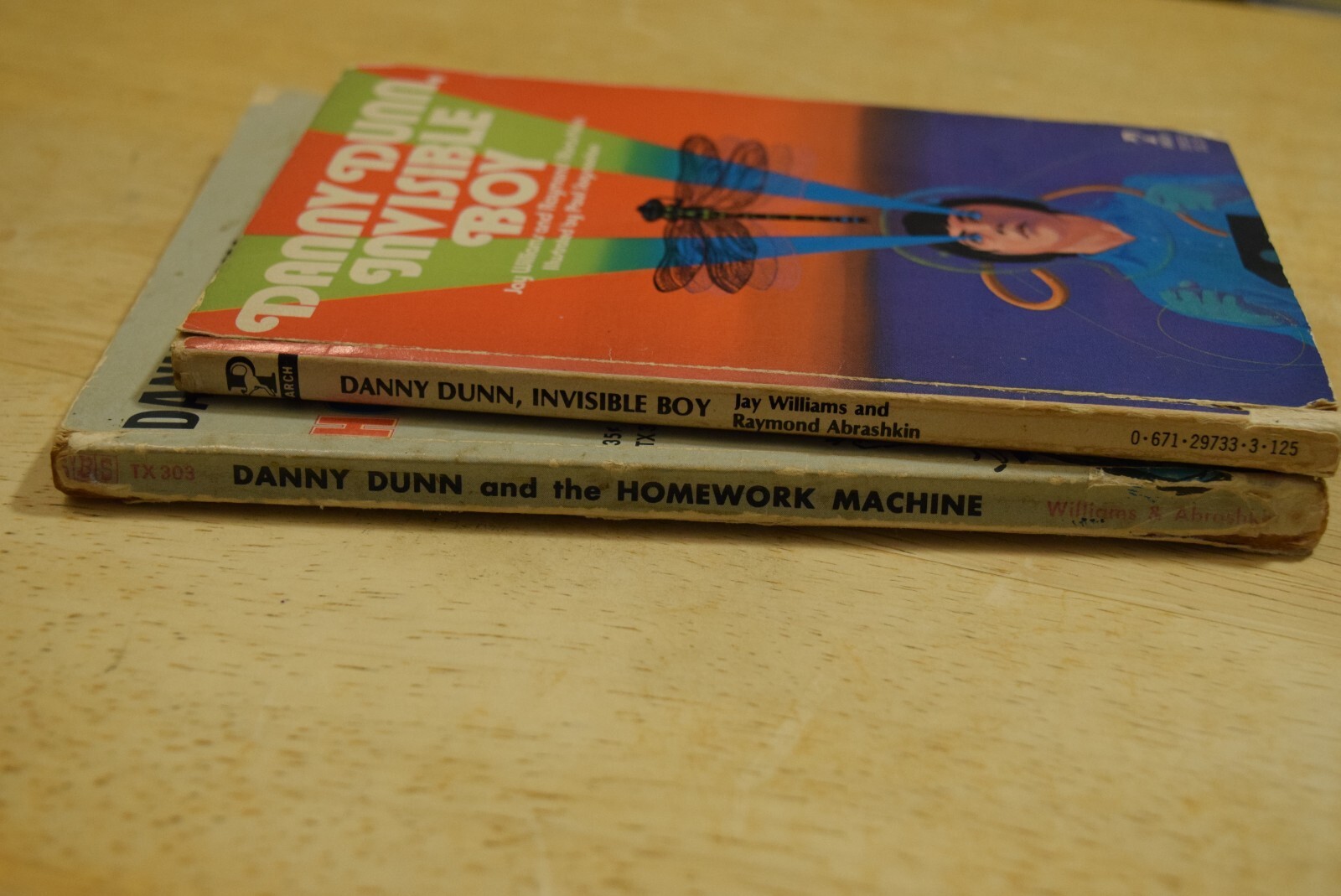 Danny Dunn - Set of Two Vintage Books: Invisible Boy & The Homework ...
