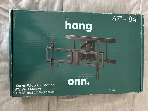 Onn Extra Wide Full Motion TV Wall Mount 42-90 Inch New | eBay