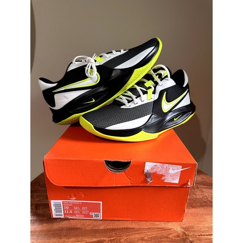 Size 10 - Nike Precision VI 6 Basketball Shoes Black Green White DD9535 ...