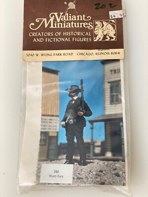 Wyatt Earp - Valiant Miniatures Kit# 9801 - 54mm Scale - New | eBay