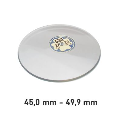 Replacement pocket watch mineral glass watches curved 45.0 mm - 49.9 mm ...