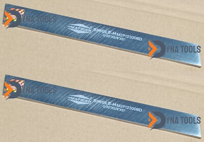 2x HSS Cut Off Blade 3/32" x 5/8" x 5" Parting Tool M2 Grade Hardened ...