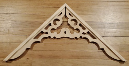 Victorian Gingerbread Style Fretwork Pine Exterior Wood Gable End Trim ...