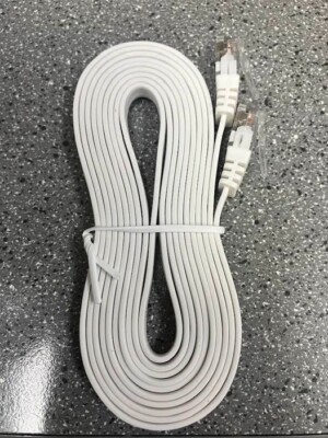 Flat Cat6 Ethernet Patch Cables 6ft white | eBay