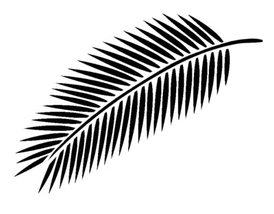 Christian Palm Leaf Stencil Religious Palms Lent Leaves Stencils | eBay