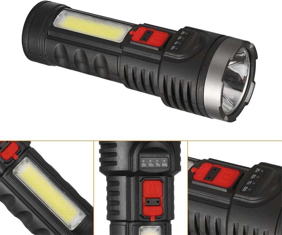 Super Bright 999000000 LM LED Torch Tactical Flashlight Lantern ...