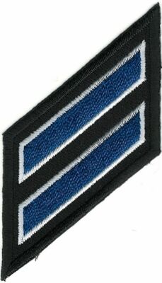 Police Two 2 Stripe Hash 10 Ten Year Service Stripes Insignia Patch | eBay