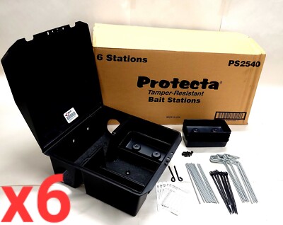 [6 PACK] Protecta Rat and Mouse Baiting Station - Bell Labs | eBay