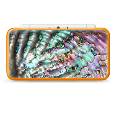 Skins Decal Wrap for Nintendo 2DS XL - Abalone Pink Green Purple Sea ...