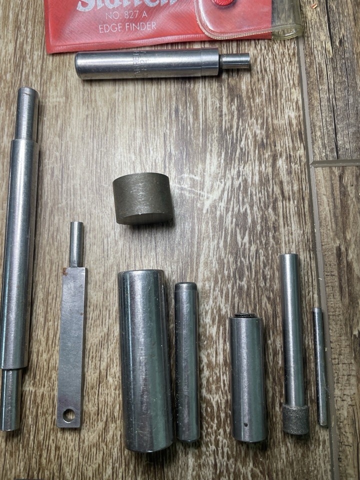 2x Starrett No. 827A Edge Finders + 16pc Machinist Tooling Lot USA Made ...