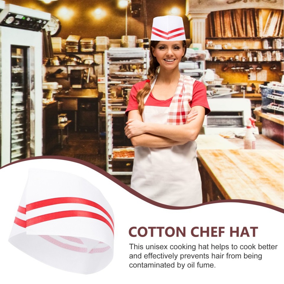 9 Pcs Cotton Cloth Chef Hats Cooks Working Uniform | eBay Australia