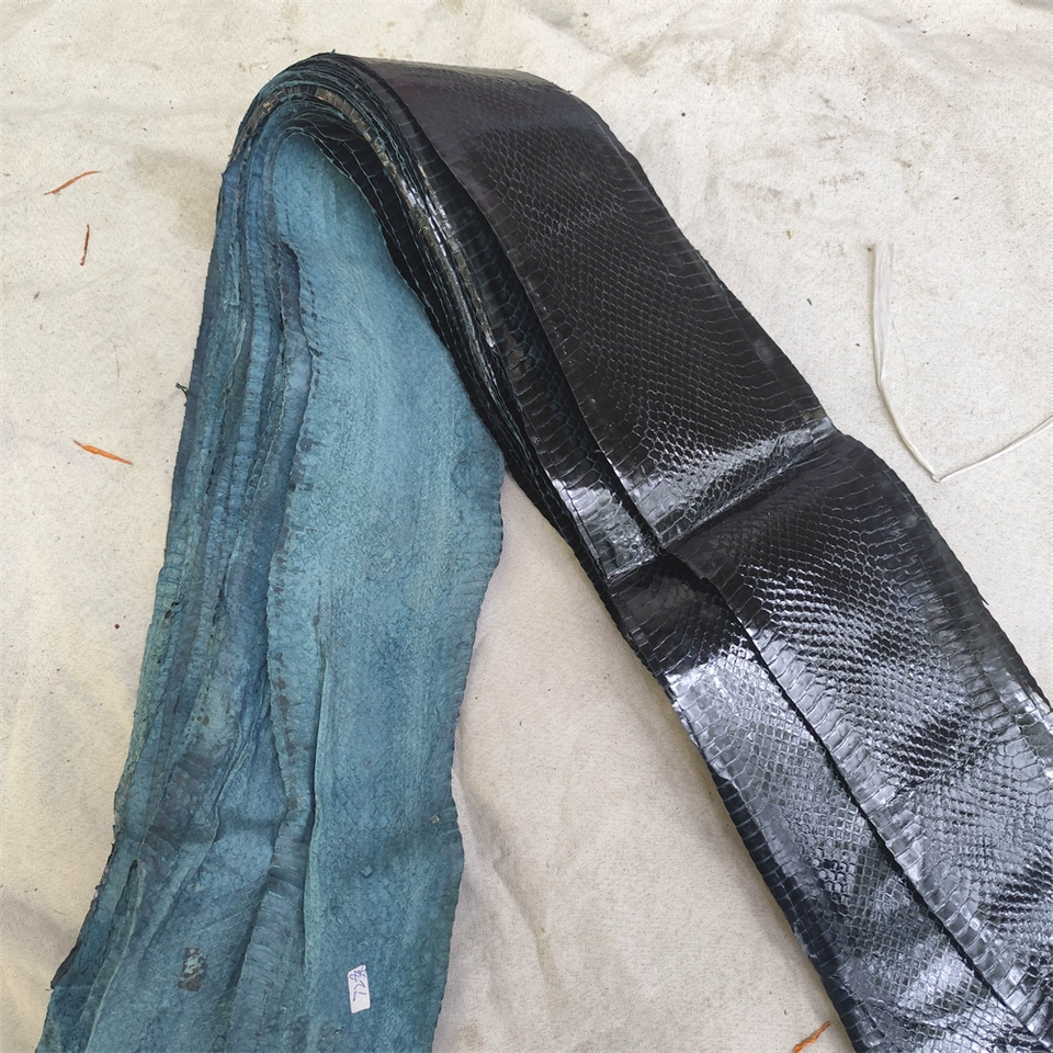Real Leather Snake Skin Leather Hide Whole Pelts DIY Tanned Multicolor ...