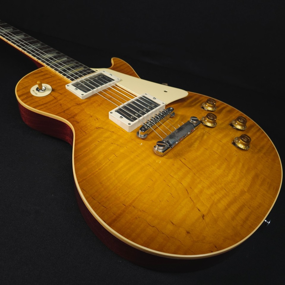 Gibson Custom Shop 2024 '59 Les Paul R9 Dirty Lemon w/Hard Case ThroBak ...