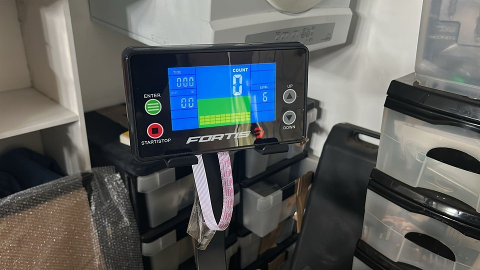 Fortis foldable rowing machine with wheels, independent oars & digital ...