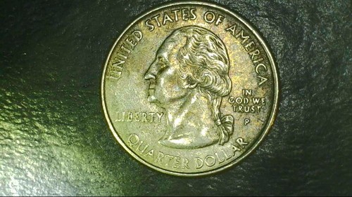 2000 P Washington Quarter Partial Thin Clad Patchy. Error? Coin [A040 ...
