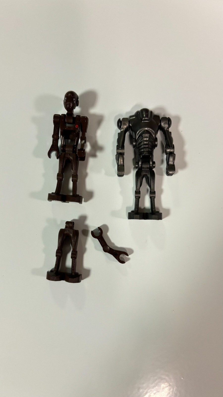 2 LEGO Star Wars Super Battle Droid Minifigures Blaster Arm 8018 7869 ...