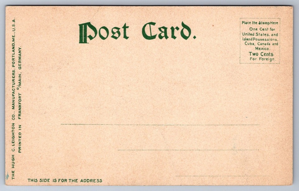 Postcard Dover Maine River View | eBay