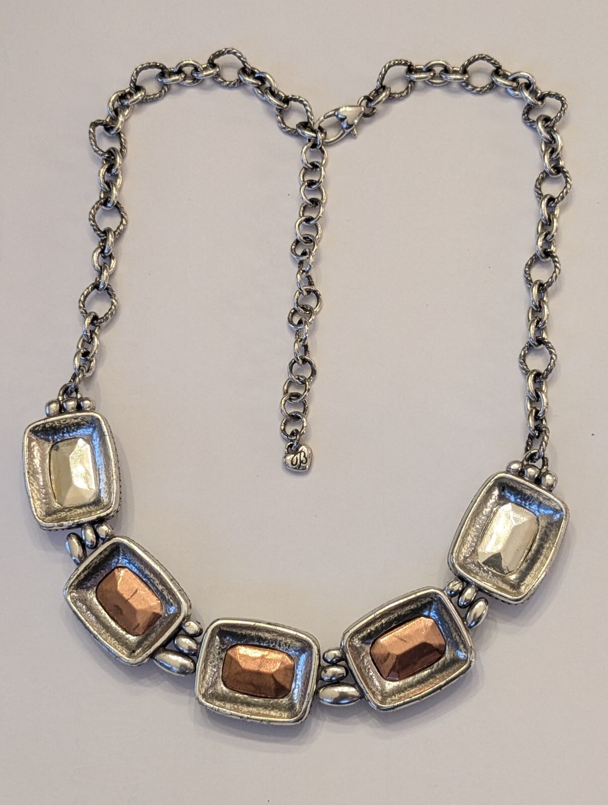 Brighton Balanced Your True Color Silver Copper Collar Necklace | eBay