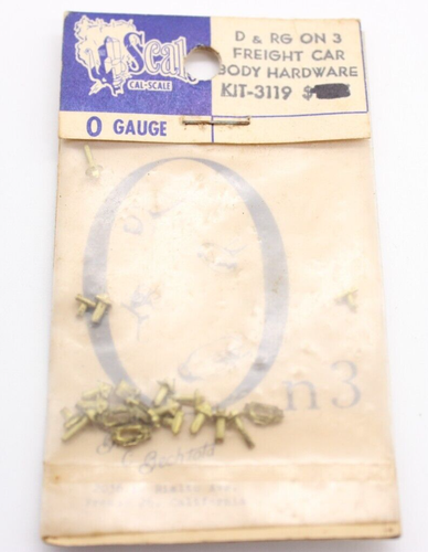 Cal Scale D & RG ON3 Freight Car Body Hardware Kit 3119 | eBay